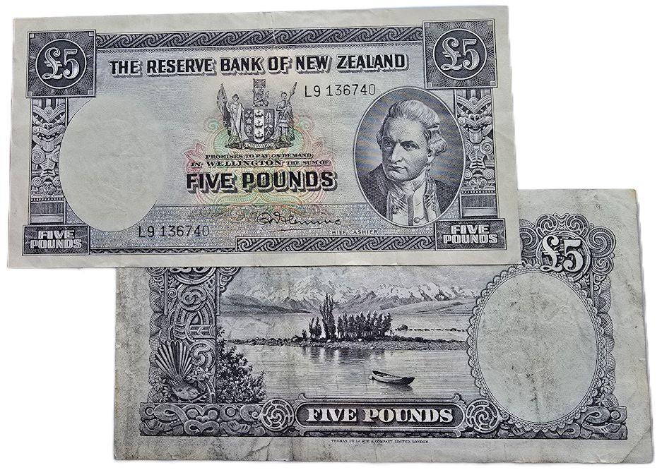 Collectible NZ Banknotes for Sale: Decimal, Pre-Decimal – The Half Crown