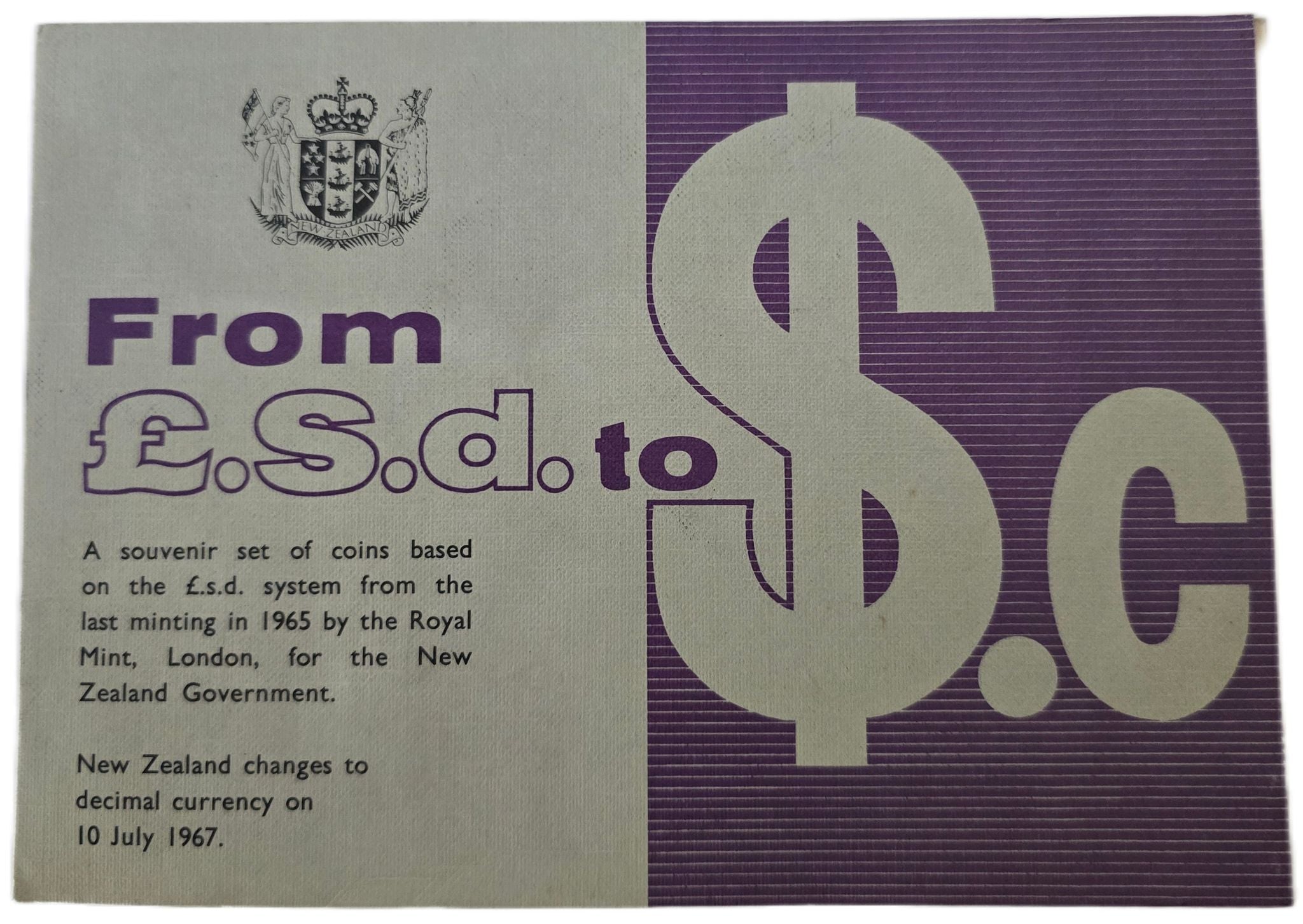 1965 Last Year Of Pre Decimal Coinage Mint Set – The Half Crown