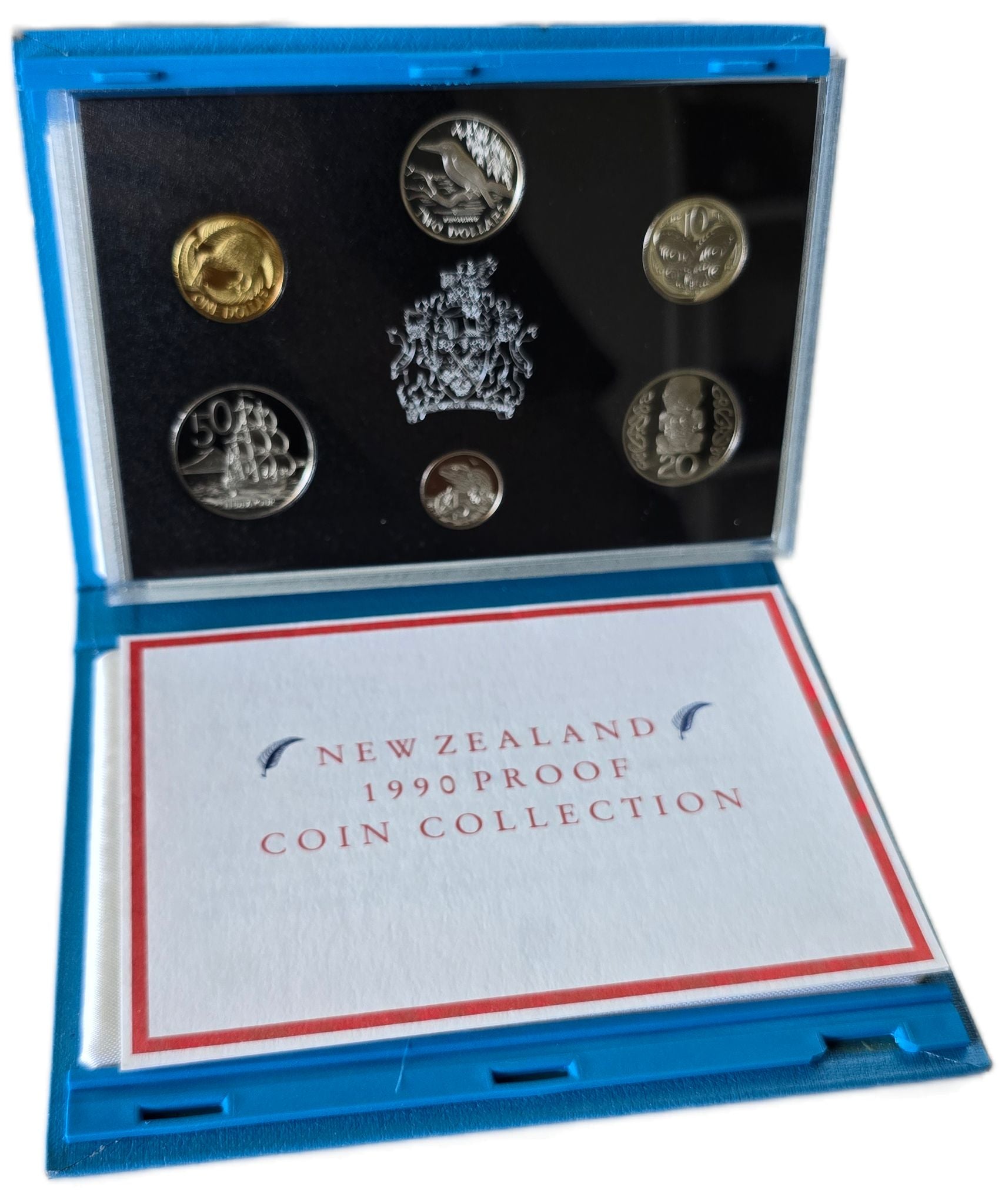 1993 New Zealand Kingfisher Proof Coin Set – The Half Crown