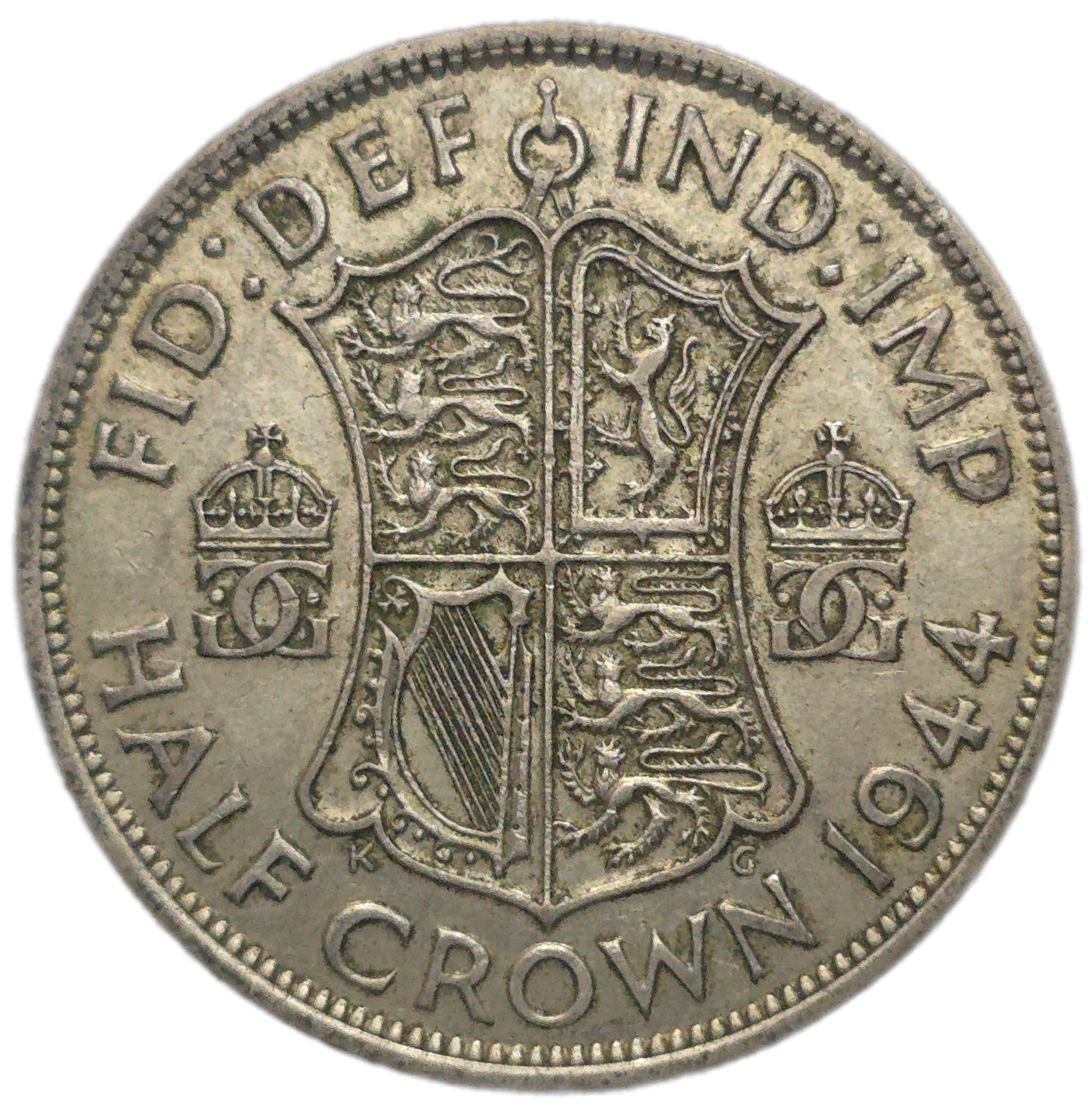 1942 United Kingdom Half Crown Silver Coin – The Half Crown